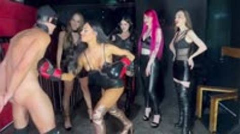 Evilwoman 5 Dommes 1 Punching Bag Evil Woman Clips4sale