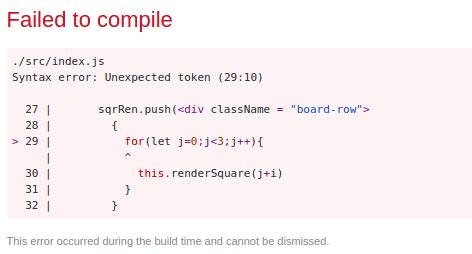Javascript Implementation Of Two For Loops In React Js To Create A X Square Marix Box For