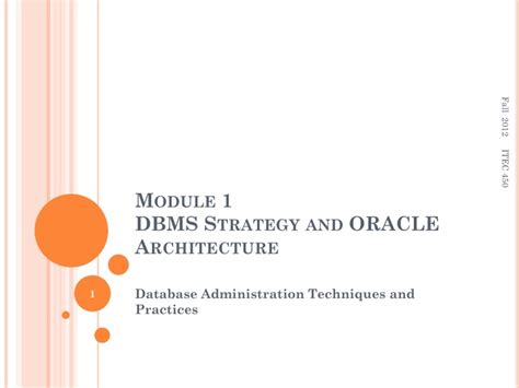 PPT Module DBMS Strategy And ORACLE Architecture PowerPoint Presentation ID