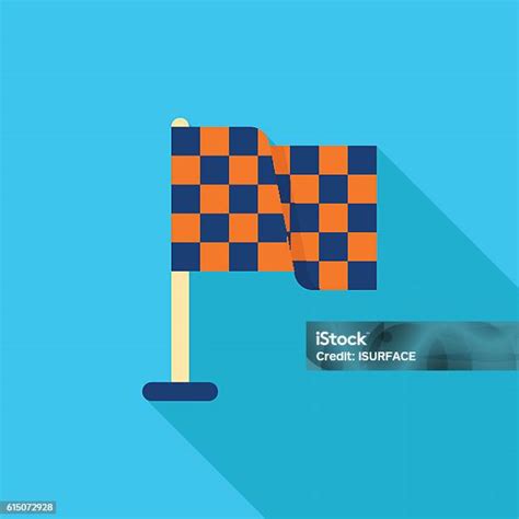 체크 무늬 플래그 아이콘 벡터 플랫 긴 그림자 디자인 레이싱 콘 고카트에 대한 스톡 벡터 아트 및 기타 이미지 고카트 공항