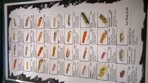 Menu At Haha Sushi Restaurant Fresno