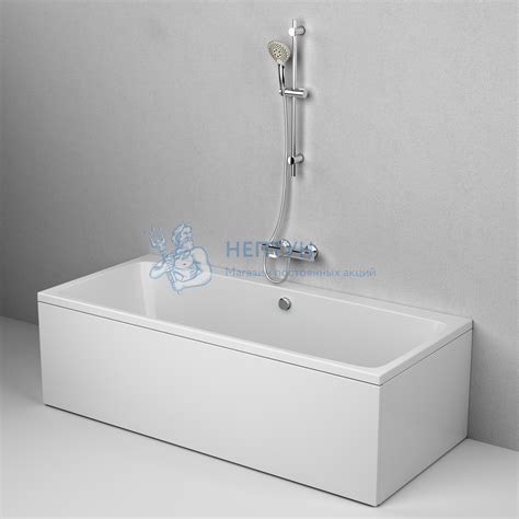 Купить Ванна акриловая 180х80 Func Am.Pm W84A-180-080W-A в ...
