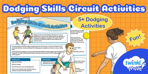 Dodging Skills Circuit Activities