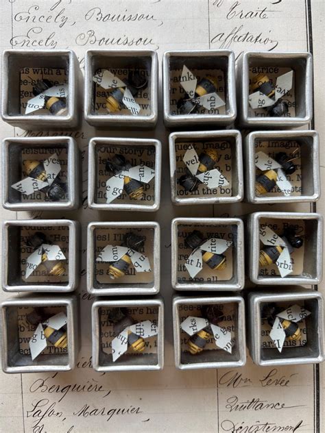 Miniature Bee Assemblage Etsy