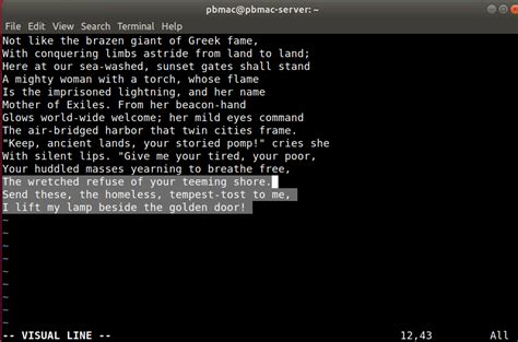 05 A22 Vim Visual Mode Engineering Libretexts 05 A22 Vim Visual Mode Engineering Libretexts