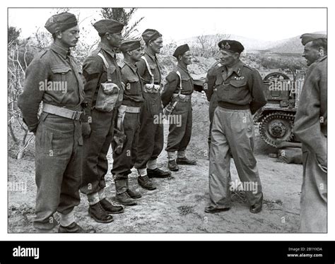 Monty 1940s World War Ii Field Marshall Bernard Montgomery The Hero