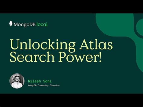 descubra o poder do atlas search insights de um apoiador da mongodb