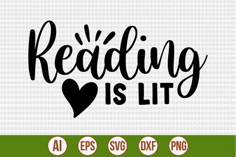 Reading Is Lit Graphic By Creativemim2001 · Creative Fabrica