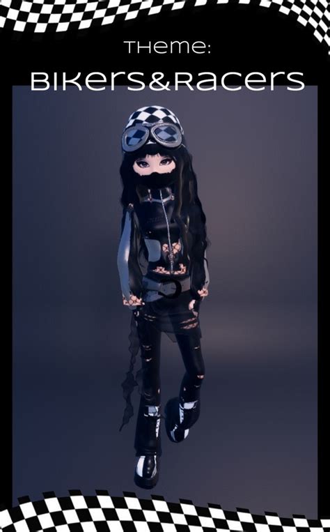 Dti Outfit Idea Theme Bikers And Racers Dress To Impress Outfits