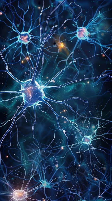 Interconnected Neurons In The Brain With Glowing Structures Artofit