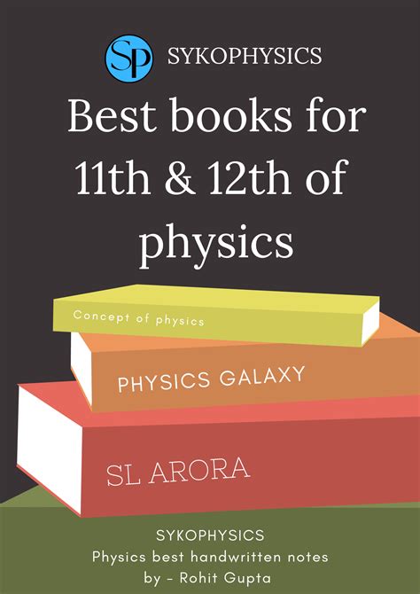 Best Books For Class 11 And 12 Of Physics Sykophysics