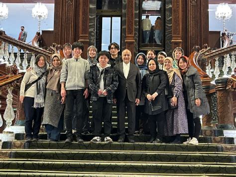 مرکز مطالعات سیاسی و بین المللی سفر دانشجویان ژاپنی به تهران در چارچوب