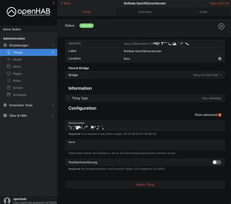 Velux Binding Need Flip Option For Rollershutter Control In Ui · Issue 9705 · Openhabopenhab
