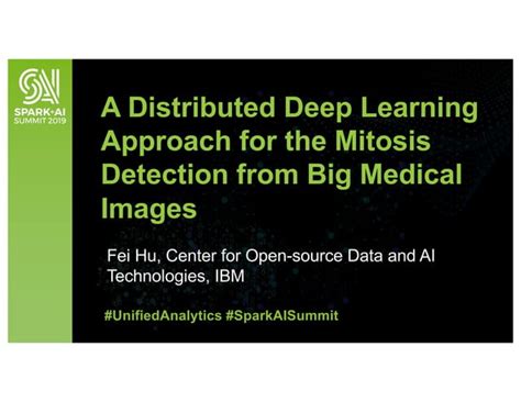 A Distributed Deep Learning Approach For The Mitosis Detection From Big