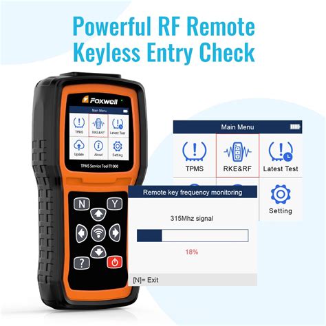 foxwell t1000 tpms trigger tool tpm sensor lifetime free updates online