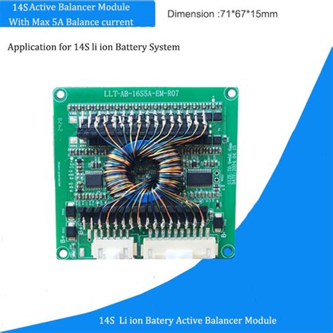 Lcd Touch Screen Panel Of Smart Bms With Uart And Rs485 Support 10v To 90v Input Voltage Llt