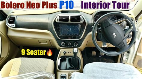 New Mahindra Bolero Neo Plus P10😍 Interior Tour 9 Seater Bolero Neo