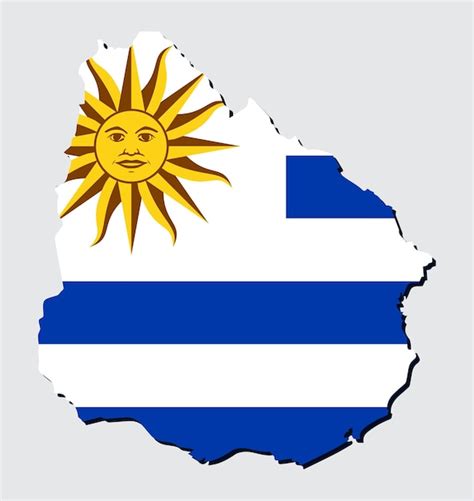 Premium Vector Uruguay Administrative Map Vector Illustration
