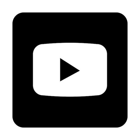 유튜브 아이콘 일러스트레이션 유튜브 앱 로고 소셜 미디어 아이콘 프리미엄 벡터