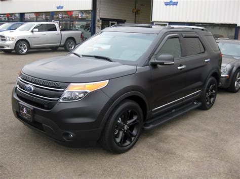 Timelapse Ford Explorer 2011 Matte Black 3m Carwrap Ford Explorer