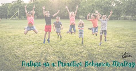 Nature As A Proactive Behavior Strategy Nature As A Proactive Behavior Strategy