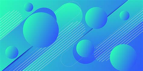 Abstract Dynamic Bright Blue Gradient Illustration Background With Simple Shadow Pattern In
