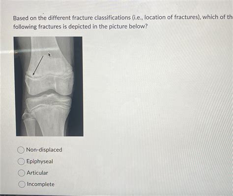Solved Based On The Different Fracture Classifications