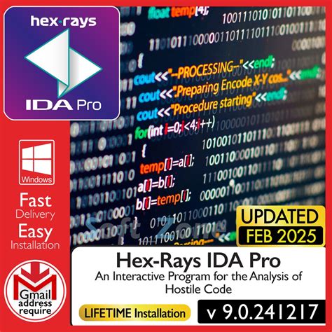 Hex Rays Ida Pro 90241217 An Interactive Program For The Analysis Of Hostile Code Windows