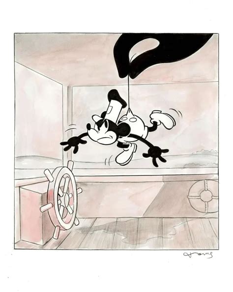 Steamboat Willie Corner4art
