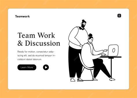Premium Vector Client With Developer Team Discussion