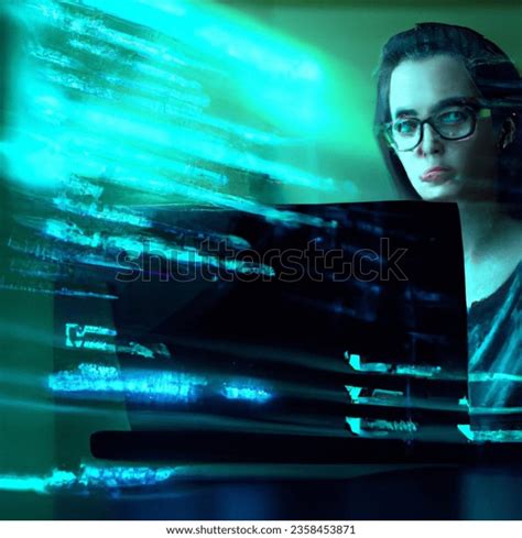 Computer Hologram Script Woman Programming Software Ai Generated Image 2358453871 Shutterstock