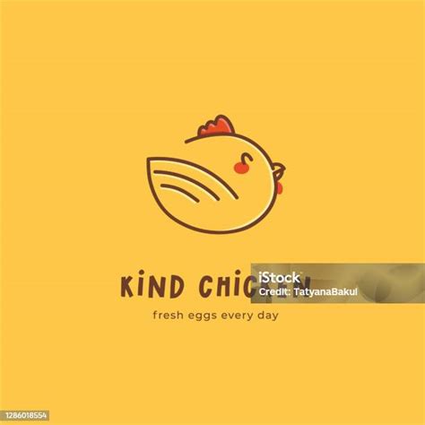 종류 치킨 개념 귀여운 만화 누워 암탉 가금류 농장을 위한 템플릿입니다 레스토랑 또는 카페 메뉴 포장 정육점 및 치킨 농장 매일 신선한 계란 슬로건 0명에 대한 스톡 벡터