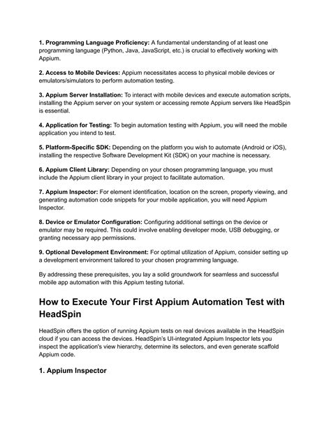 A Step By Step Guide To Test Automation With Appiumpdf