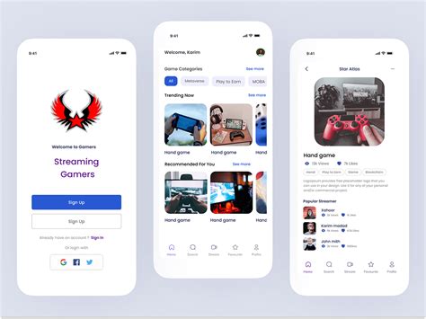 Gaming App UI Design :: Behance