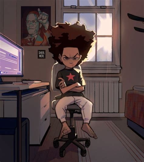 Huey Freeman Fanart Huey Freeman Art Boondocks Photos Boondocks Fanart