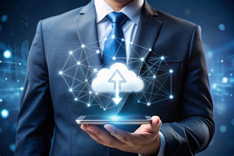 Cloud Computing Technology Internet Storage Network Concept Premium