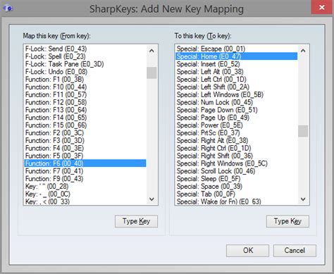 how to remap keys and work around a broken keyboard