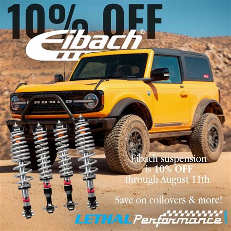 New Week New Sale Eibach Suspension Bronco6g 2021 Ford Bronco