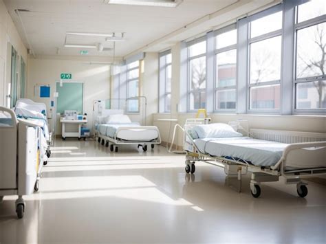 Unoccupied Spaces Empty Hospital Beds In Images And Videos Premium Ai Generated Image