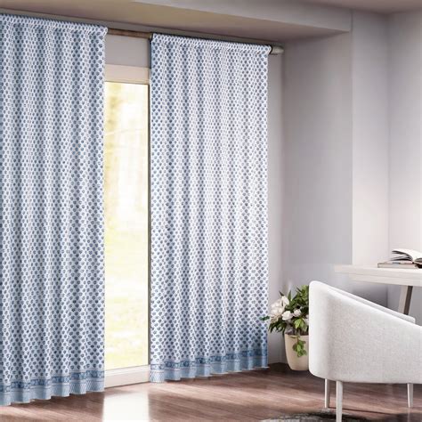 Cotton Block Print Curtains Semi Sheer Handcrafted And Airy Cotton