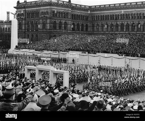 Military Parade Of The Wehrmacht On The Occasion Of Hitlers Birthday