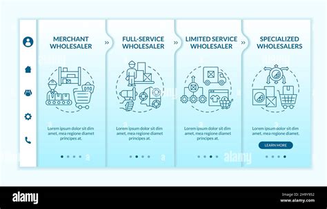 Types Of Wholesale Business Onboarding Vector Template Stock Vector Image Art Alamy