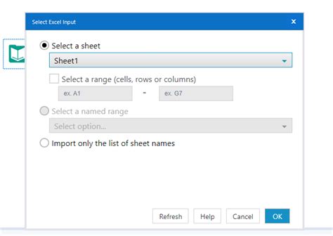Static Input Sheet Excel Alteryx Community