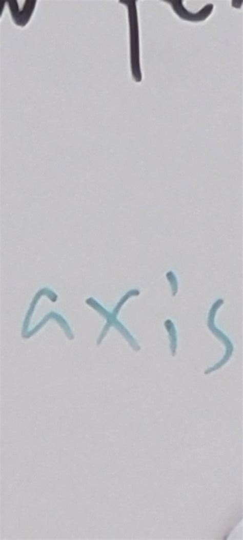 Axis Model 014 On This White Board Rundertaleyellow