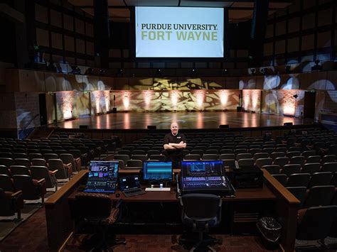 Wilson Haunts Auer Performance Hall For Love Of His Job Purdue University Fort Wayne