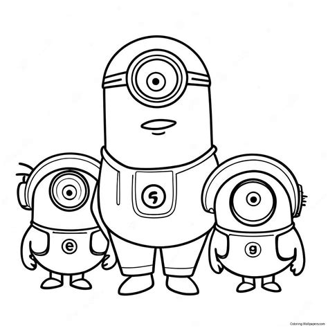 Despicable Me 3 Coloring Page 26142 20646