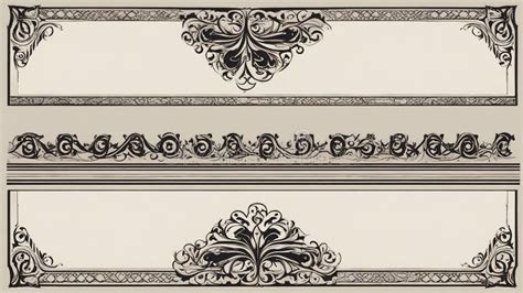 Fancy Separator Line Stock Illustrations 780 Fancy Separator Line