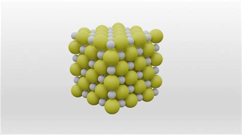 Cas Calcium Sulfide 3d Model Cgtrader