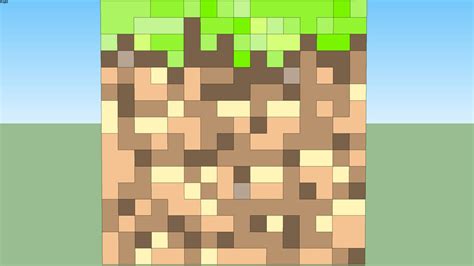 Minecraft Cube Unfinished 3d Warehouse
