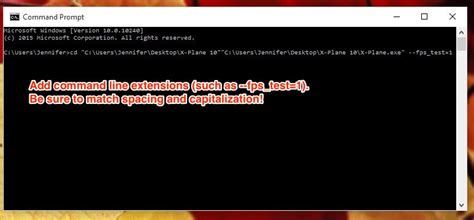 Using Command Line Options X Plane